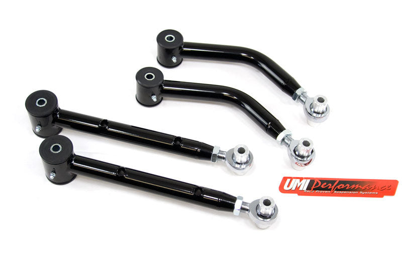 UMI Performance 71-75 GM H-Body Adjustable Upper & Lower Control Arm K ...